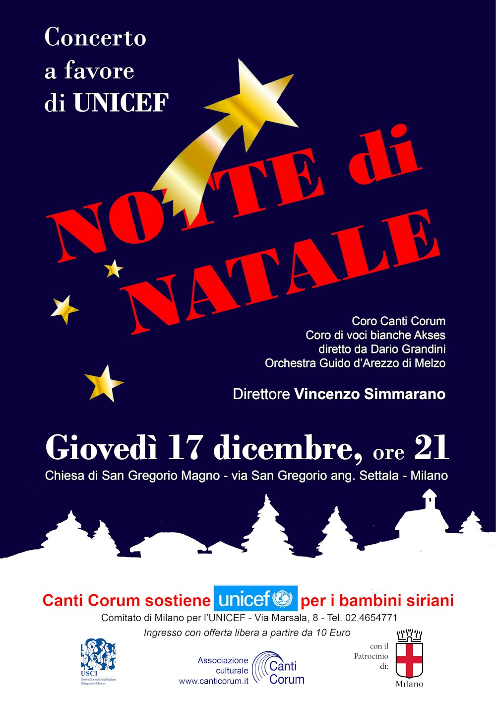 Milano: mancano pochi giorni al concerto di Natale per UNICEF | UNICEF ...