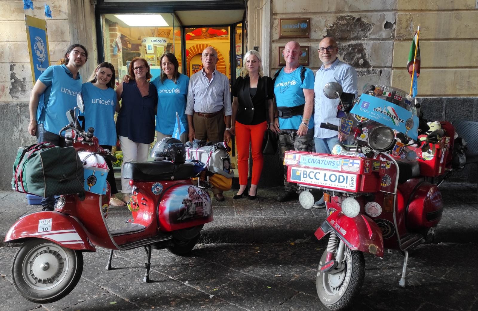 A Catania l’unica tappa siciliana di “Peace on the road for Unicef ...