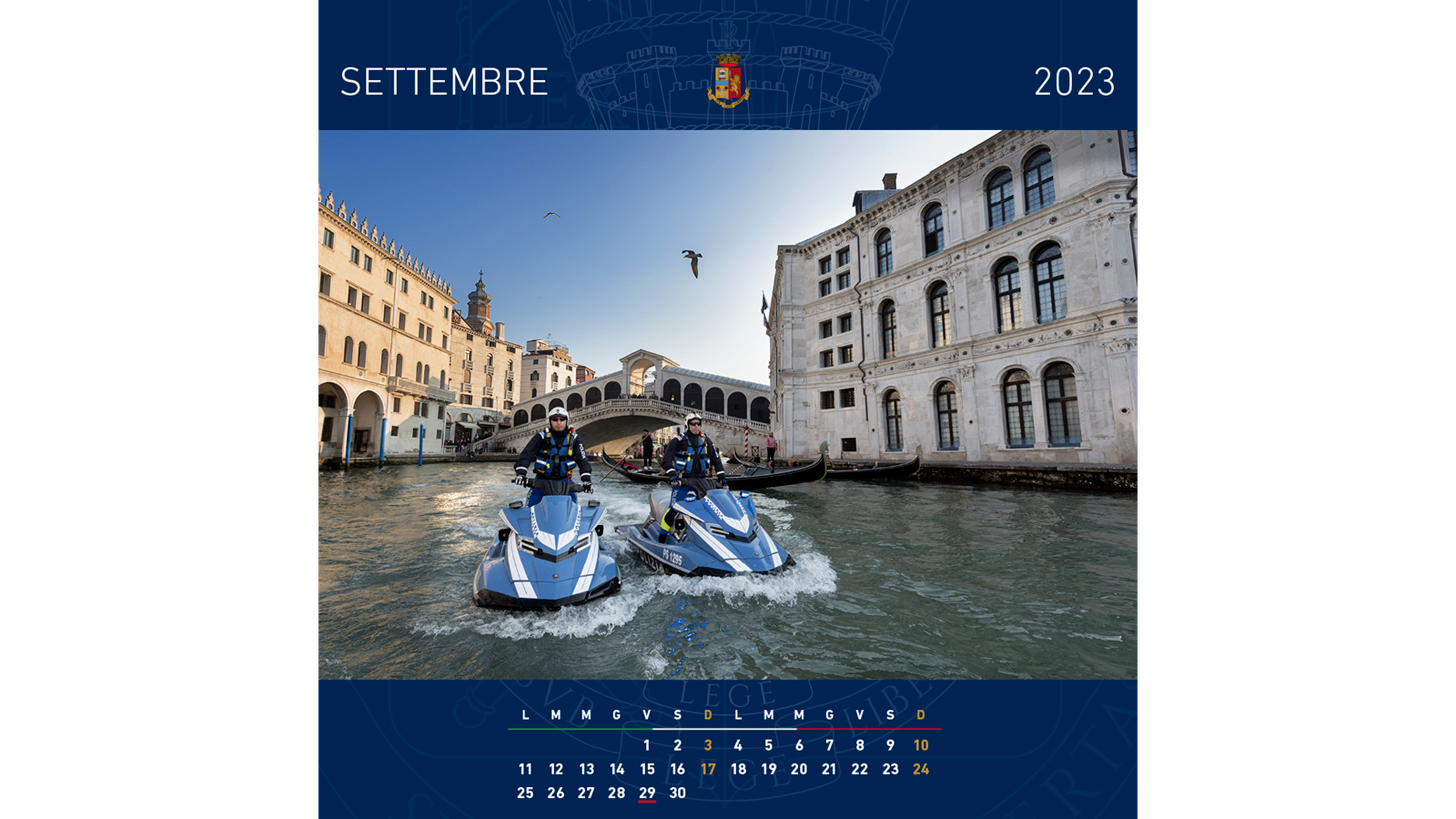Il Calendario Polizia 2023 per l’UNICEF | UNICEF Italia