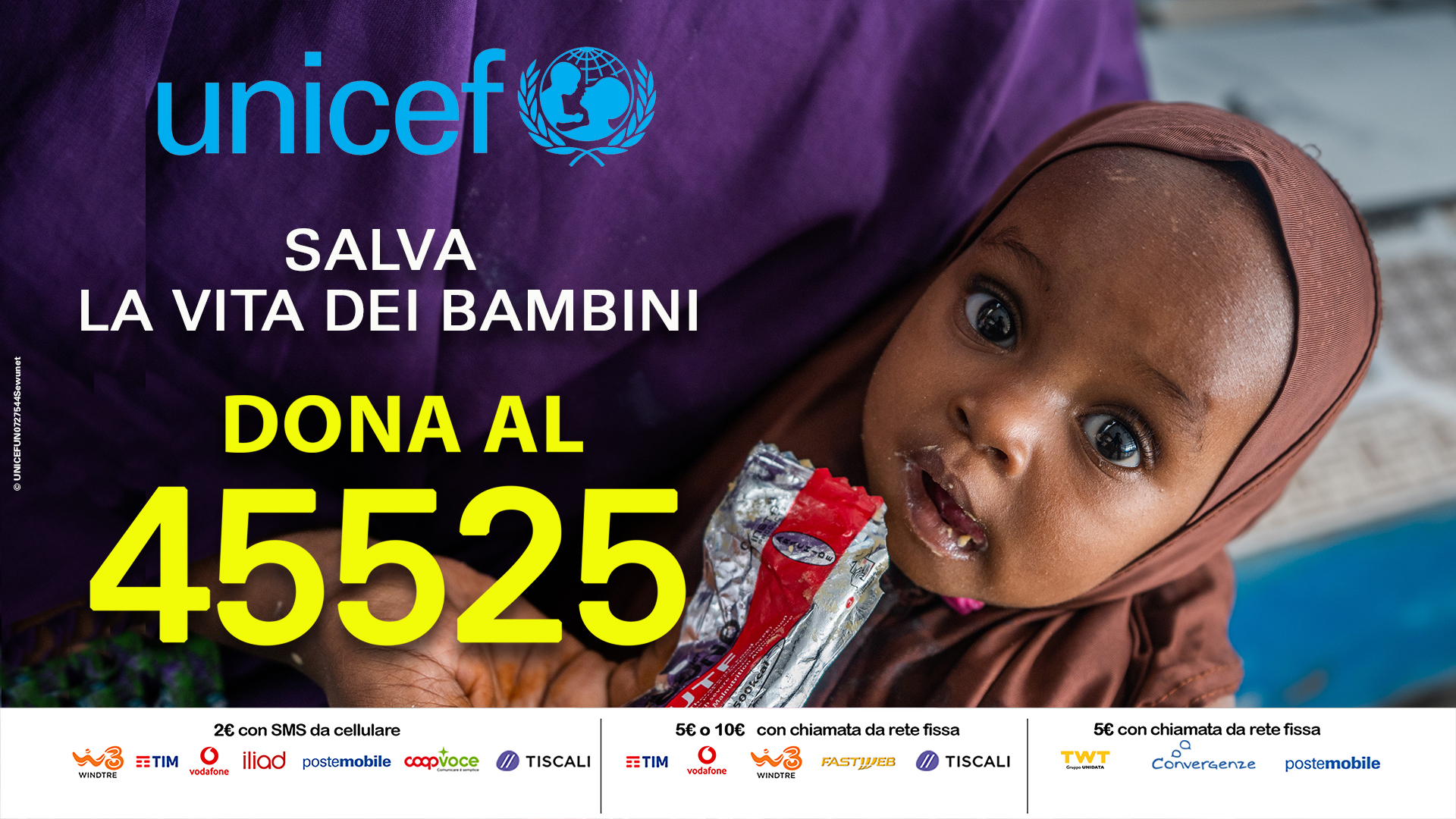 La RAI sostiene la campagna dell’UNICEF contro la malnutrizione ...