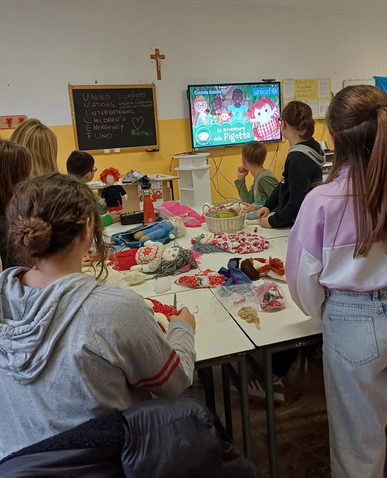 Laboratorio pigotte a scuola per i diritti | UNICEF Italia