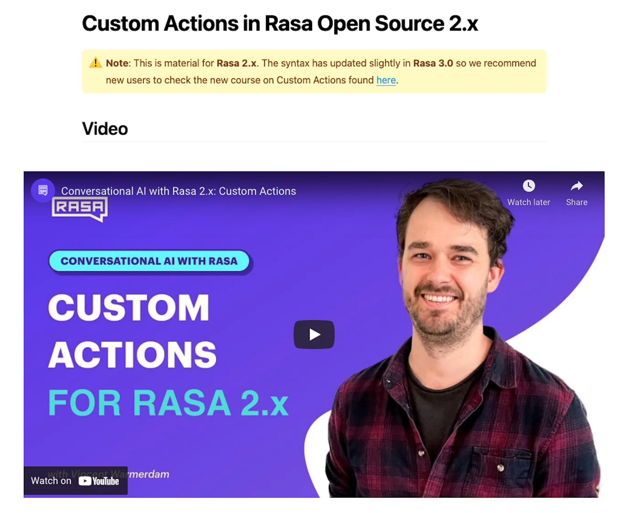 Updated Learning Resources for Rasa Open Source 3.0 | The Rasa Blog Updated Learning Resources for Rasa Open Source 3.0 | The Rasa Blog