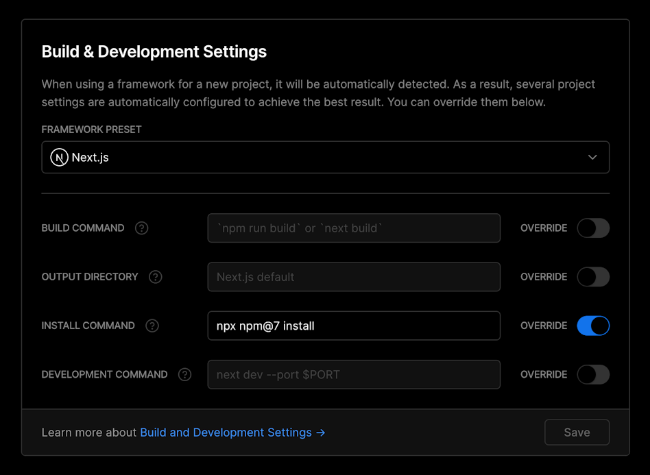 How Do I Use The Latest Npm Version For My Vercel Deployment Vercel Docs