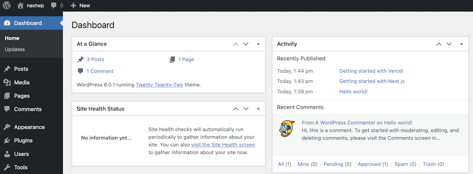 Using Headless Wordpress With Nextjs And Vercel Vercel Docs