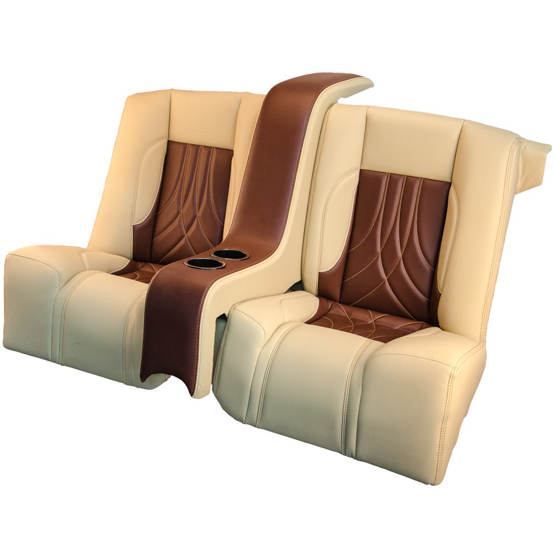 Rear Sport AR Seat with Console - 1955-57 Chevy 2-Door Hardtop