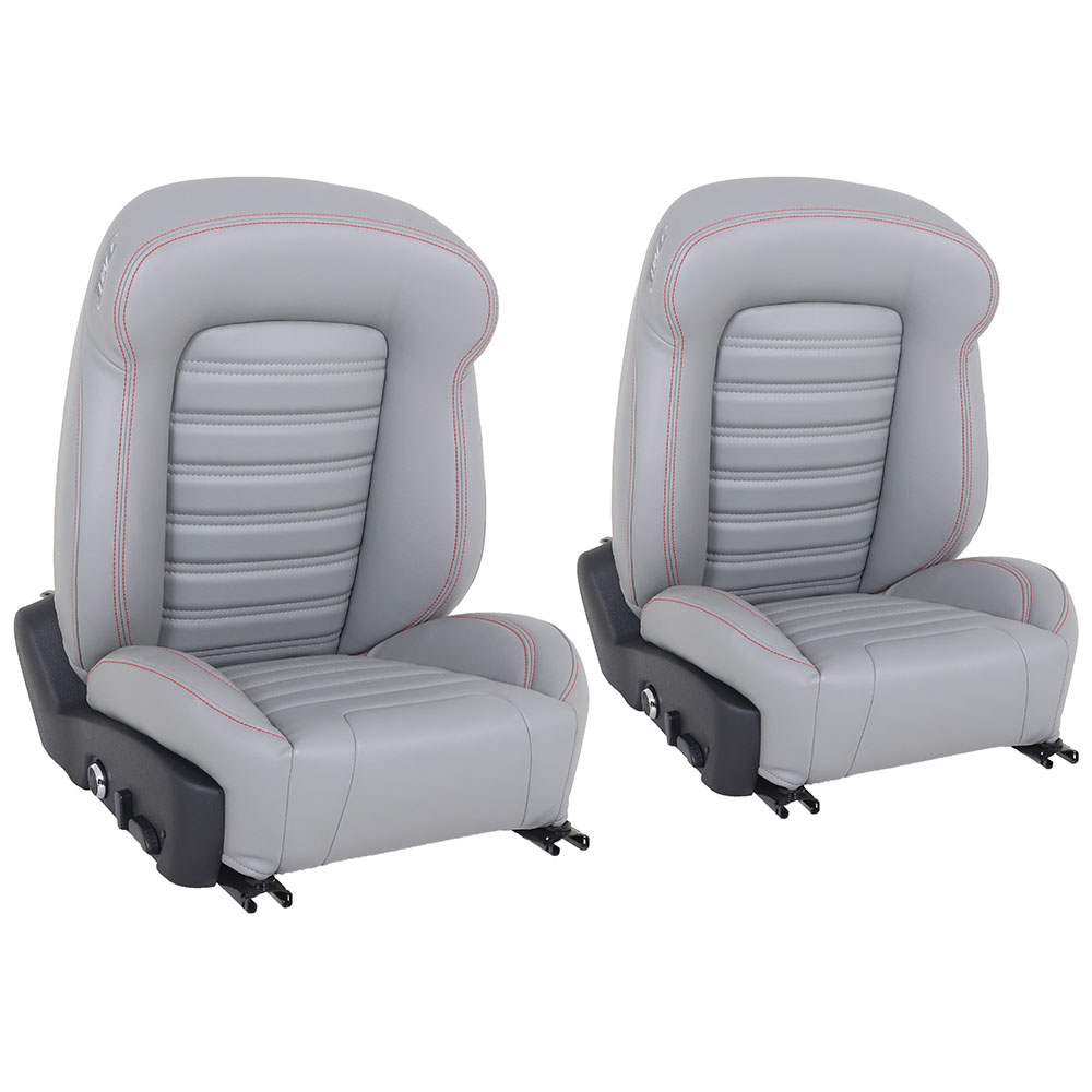 Pro-Series Power Sport Grand Seat (High Loft), Premium Vinyl, Contrast ...