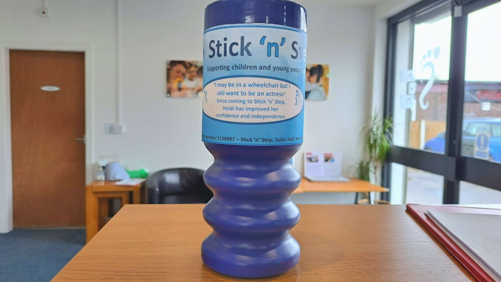Stick 'n' Step Charity Collection Box | Stick 'n' Step
