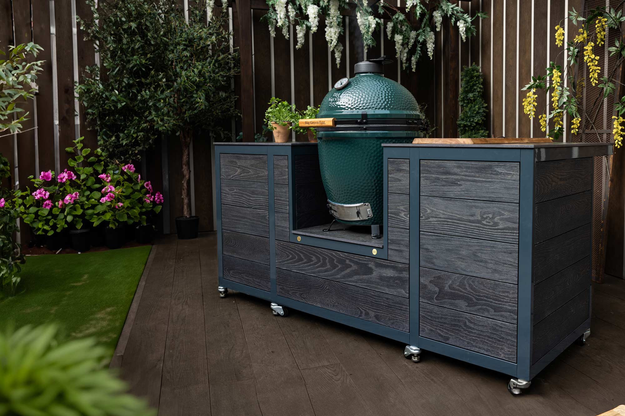 Outdoor BBQ kitchen - Bases & tables for ceramic barbecues