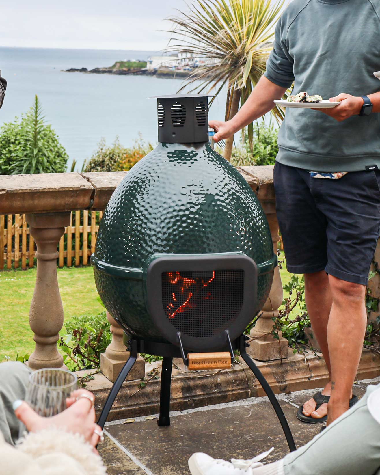 Kiln-dried Wood for the Big Green Egg Chiminea