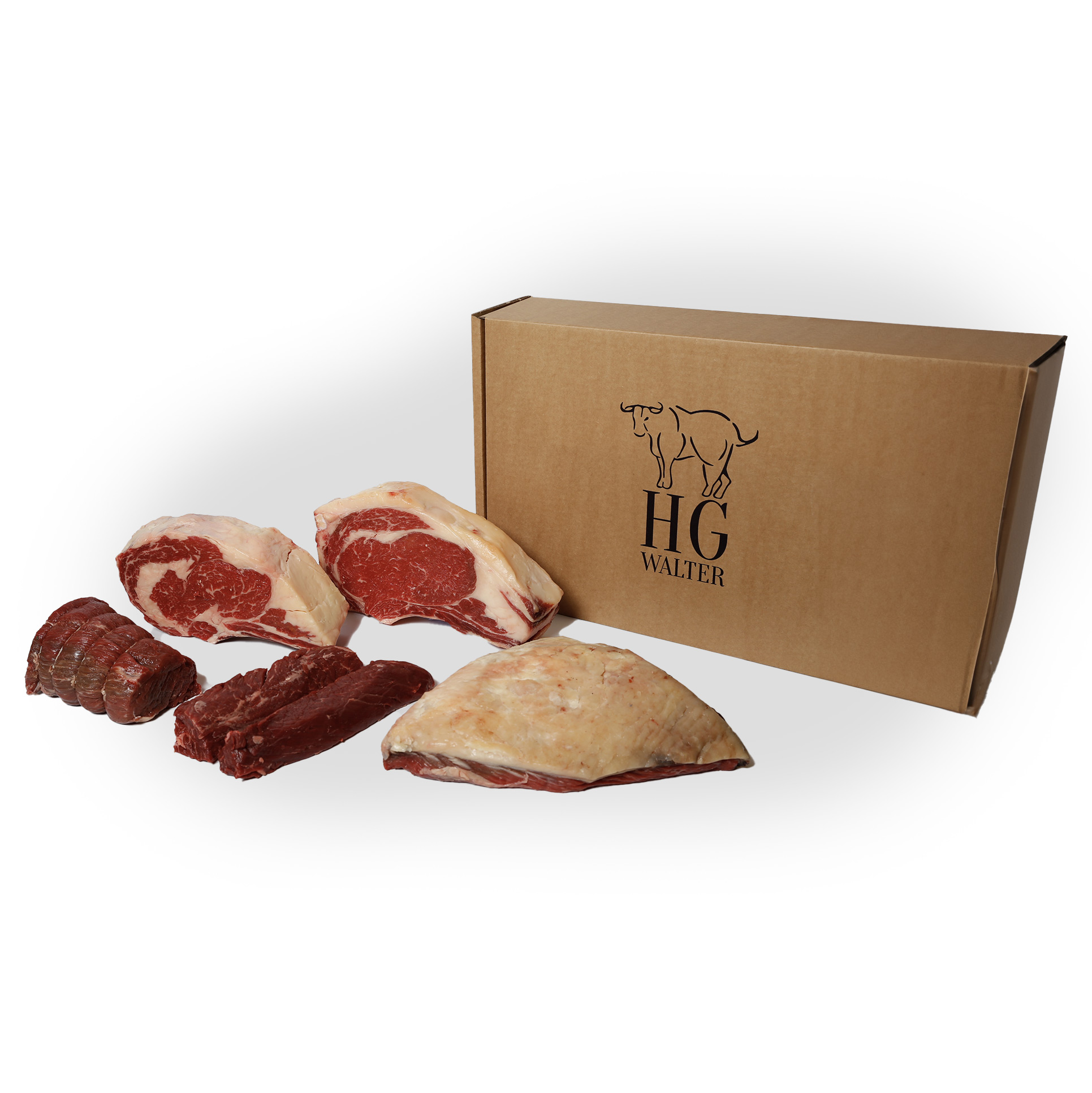 BBQ Meat Packs - Big Green Egg Steak Box - HG Walter