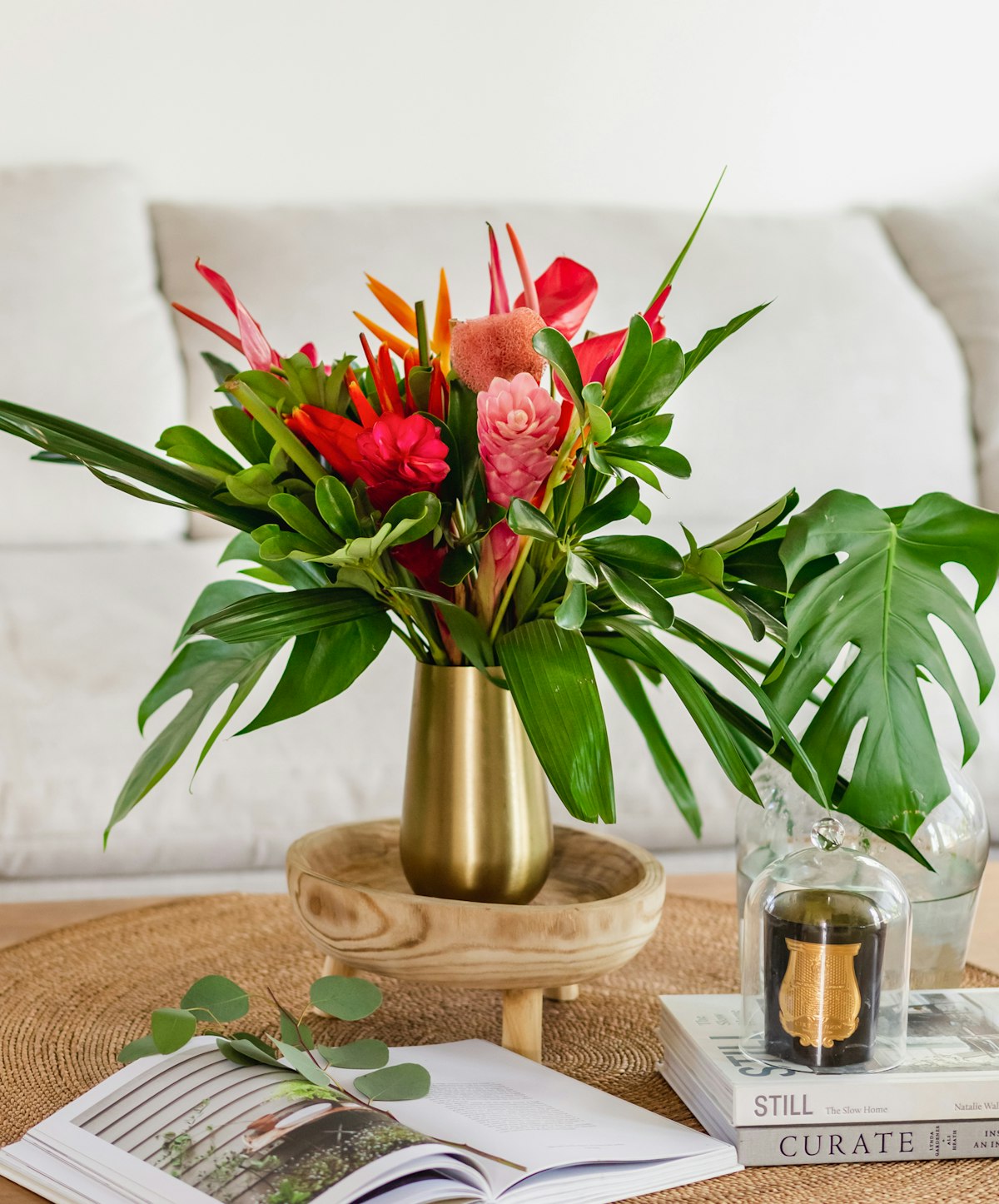 Creative ways to use tropical flowers in your home decor