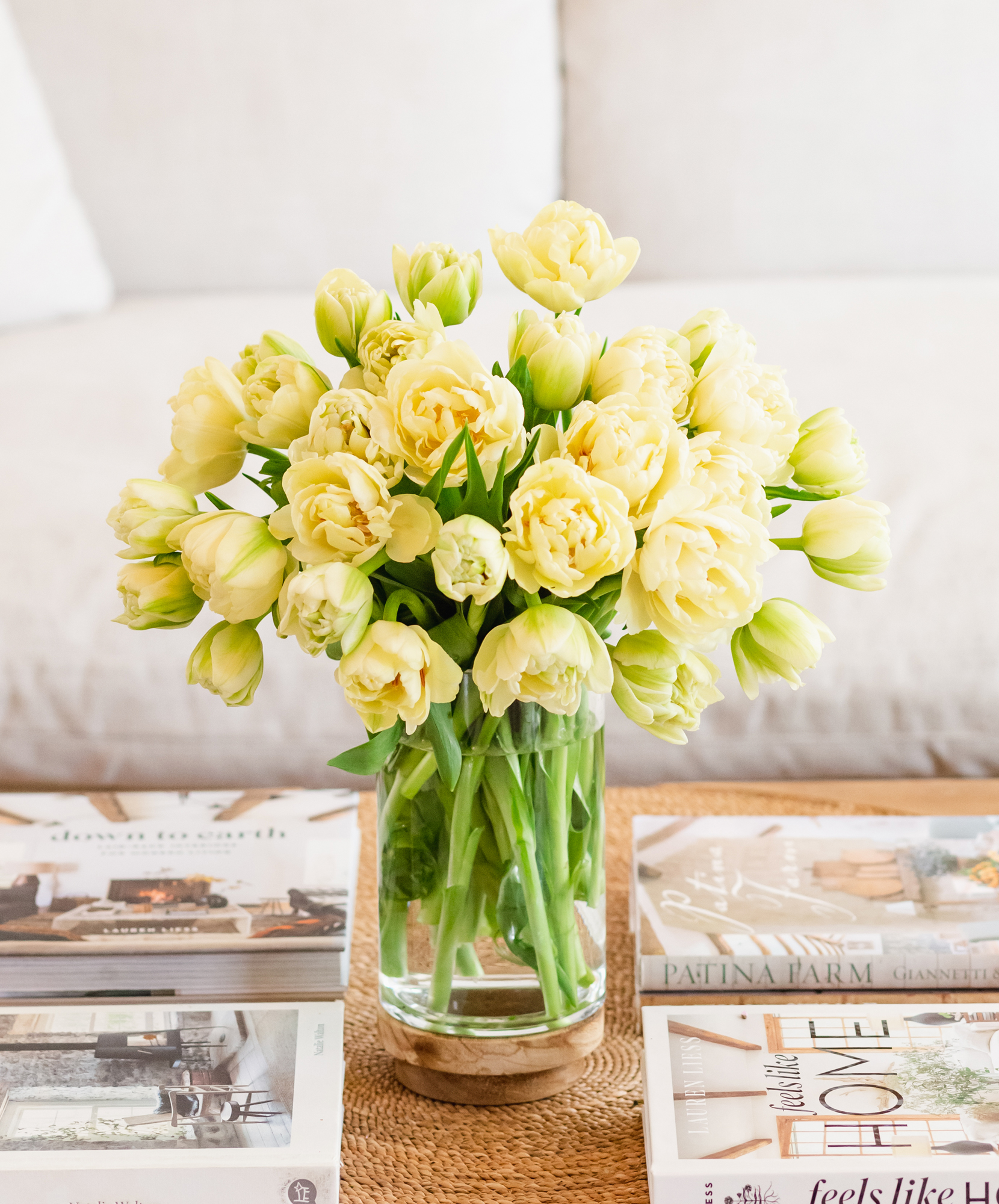 White Peony Tulips Bouquet | BloomsyBox