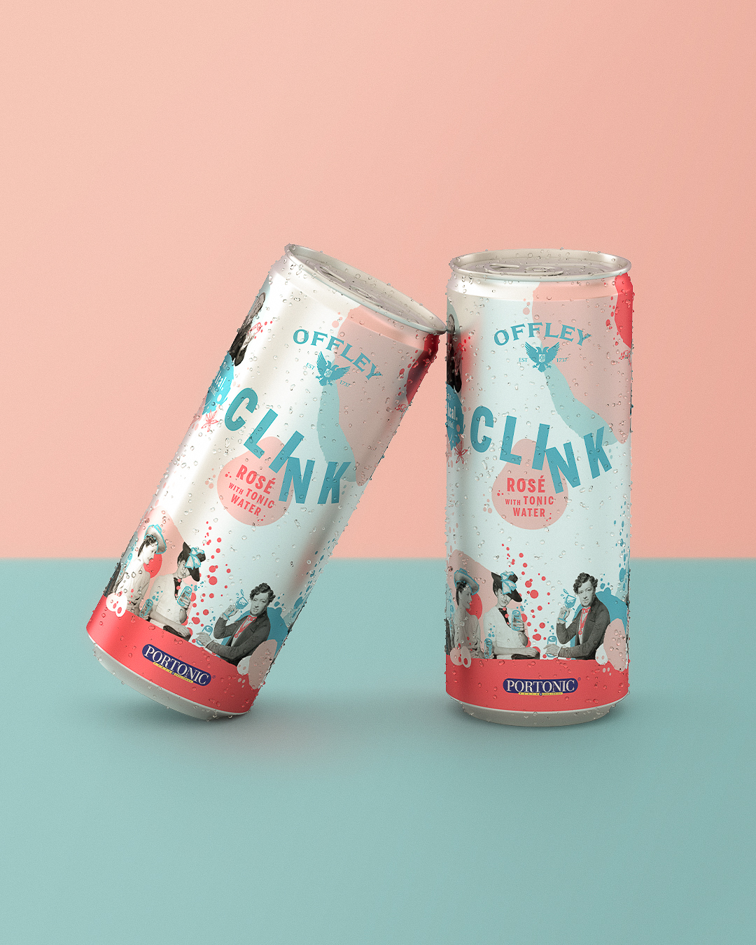 Offley Clink Portonic: ready-to-drink now in Rosé too