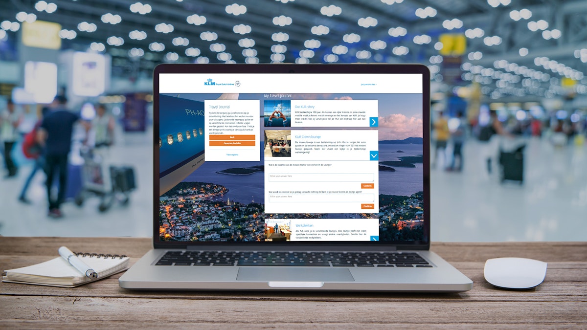 Bright Alley | Blended omscholingsprogramma KLM