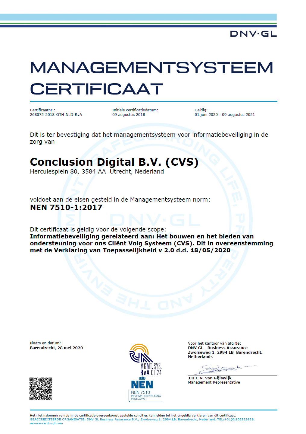 Conclusion Confidential | Over ons