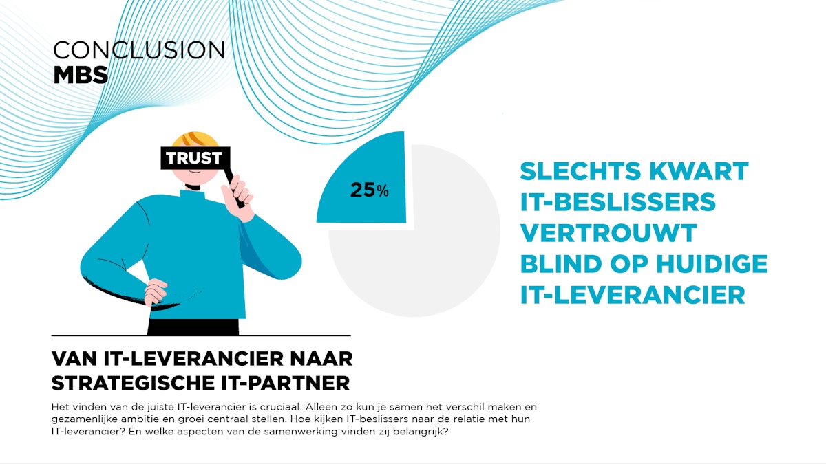 Conclusion MBS | infographic relatie met IT leverancier