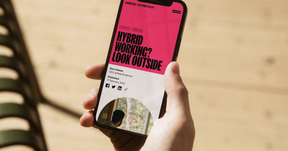 A vibrant new look and website for Selbey Anderson — OHMY