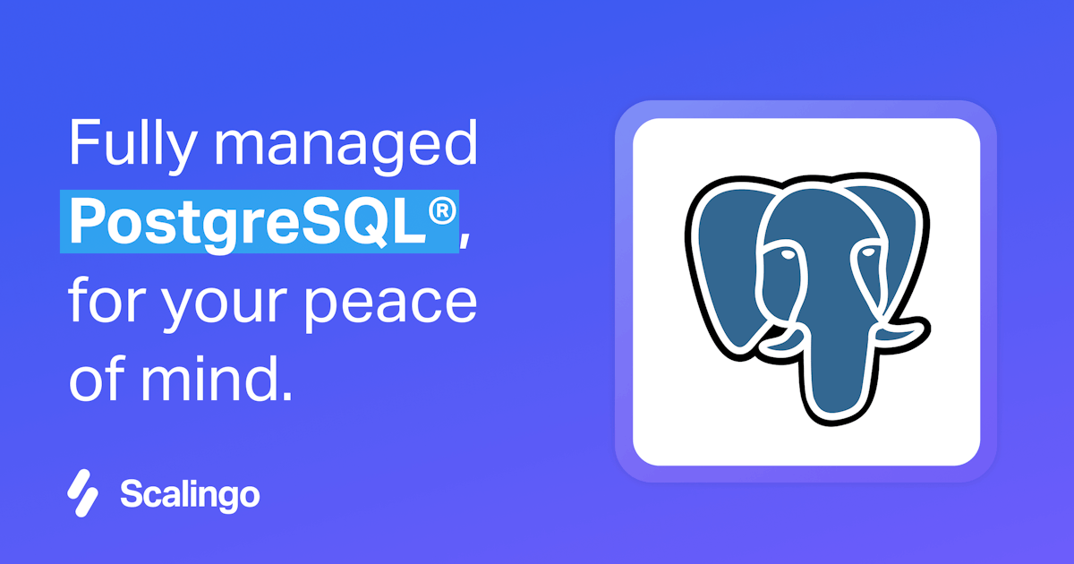 Scalingo for PostgreSQL® - Cloud Hosting - Scalingo