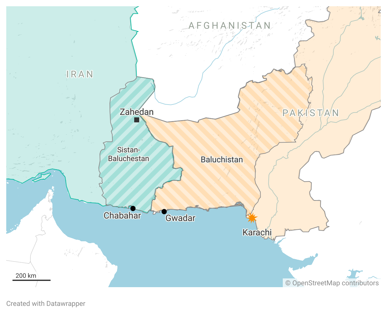 Iran Borders