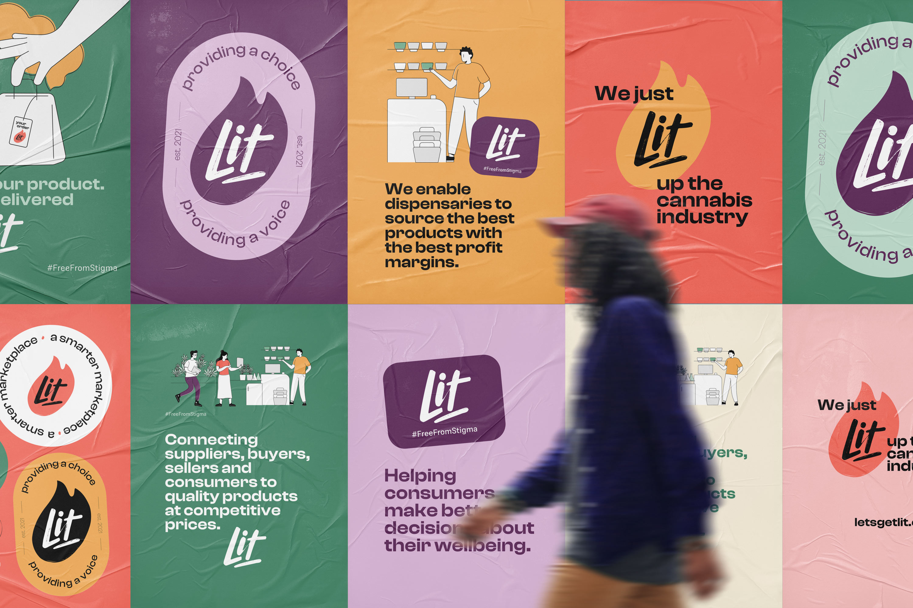 Jess Bright Design | LIT Visual Identity | Jess Bright Design