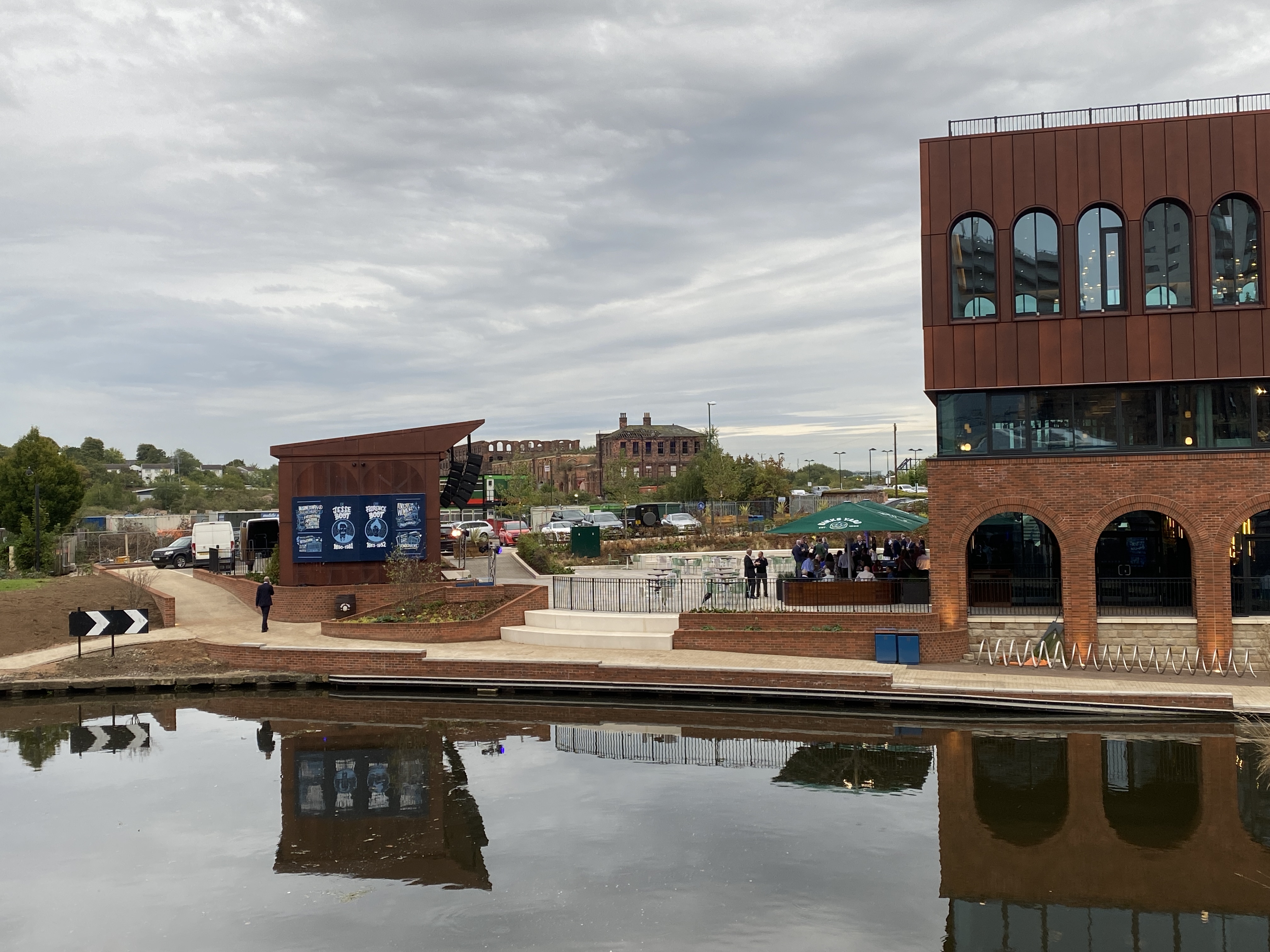 Jesse and Florence Boot Mural - The Island Quarter | Jess Bright Design