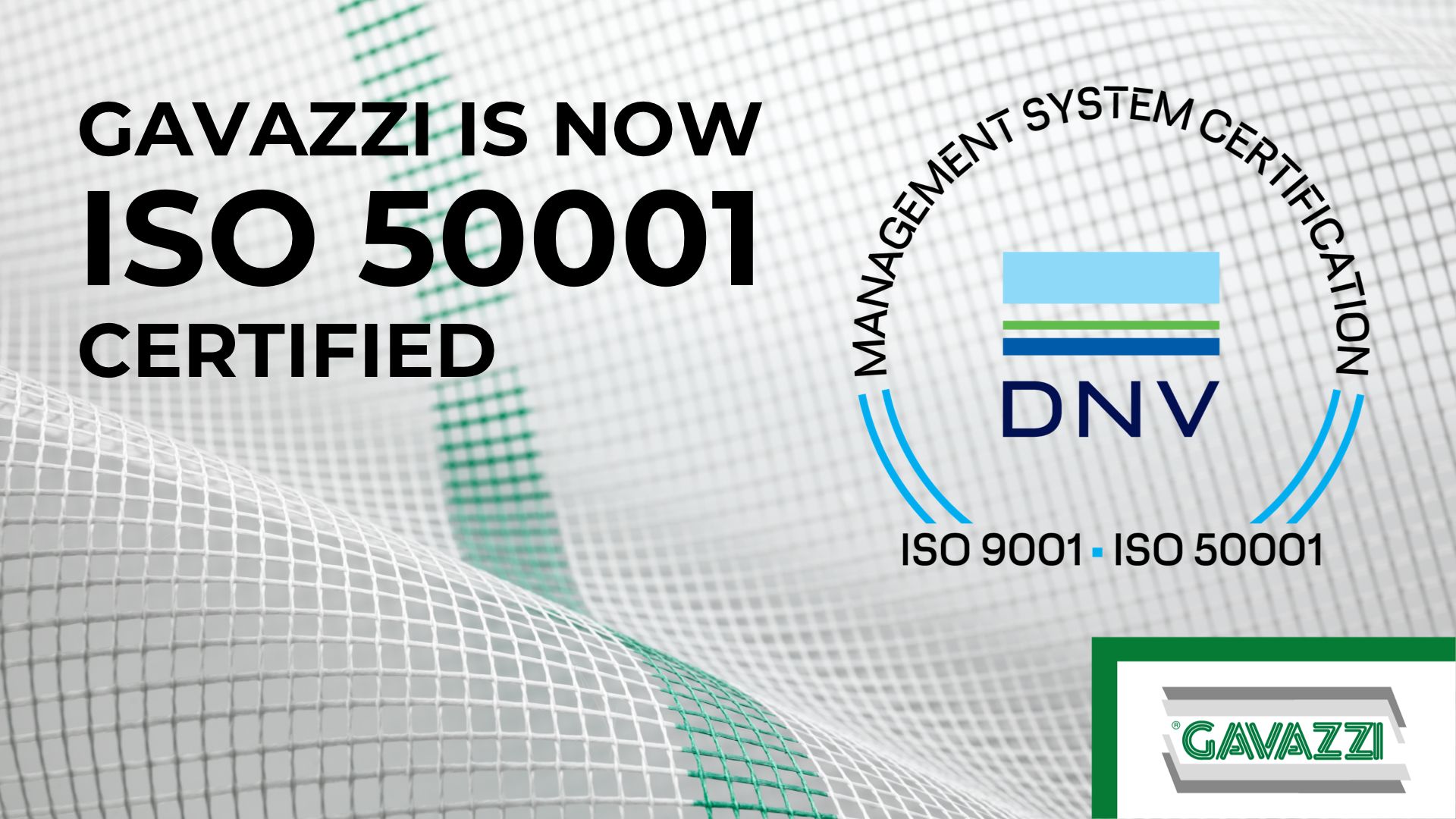 Gavazzi obtains ISO 50001 certification - Gavazzi S.p.A.