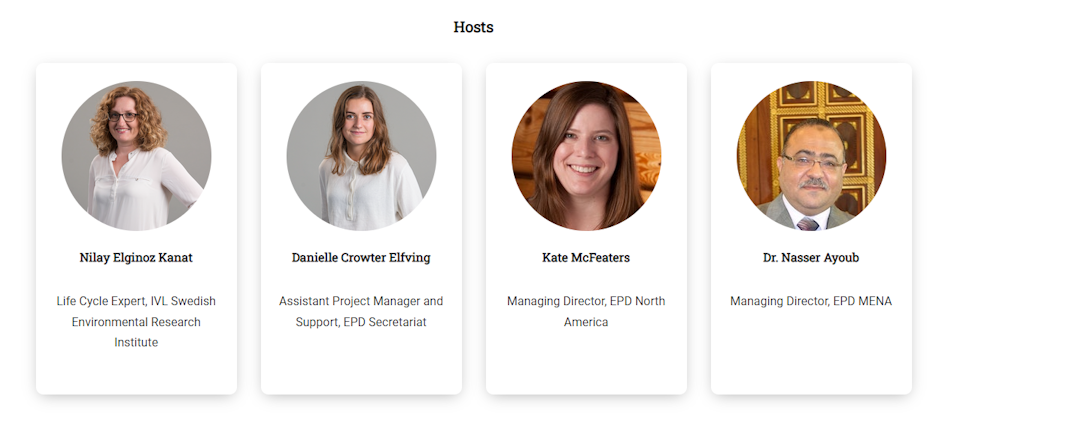 New webinars about the EPD process | News - EPD International