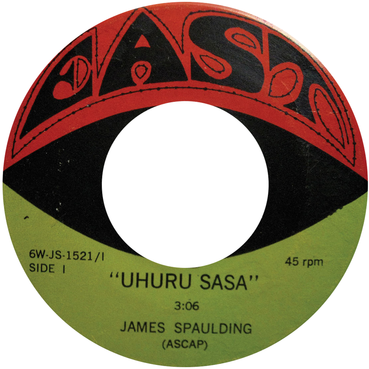 James Spaulding Uhuru Sasa b/w Give It Up
