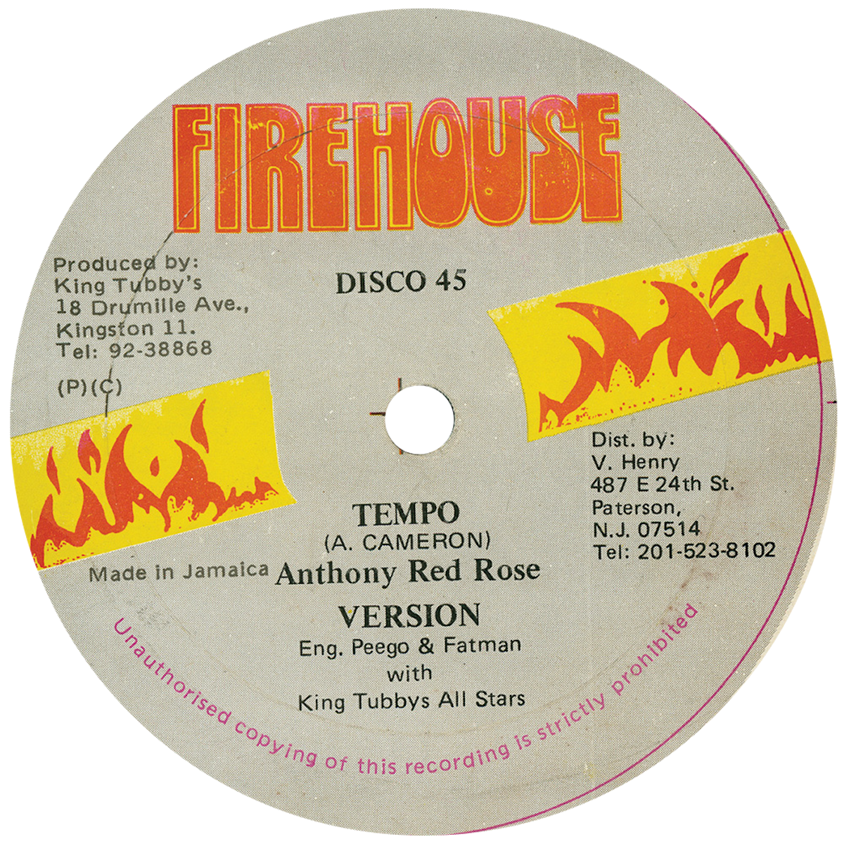 Anthony Red Rose: Tempo
