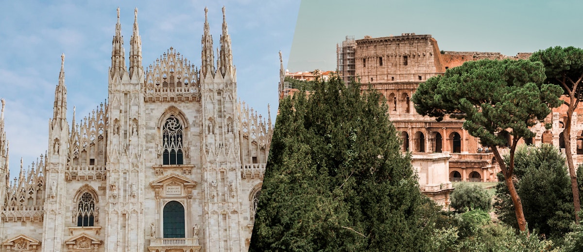 Milano vs Roma: il confronto semiserio tra due città magnifiche