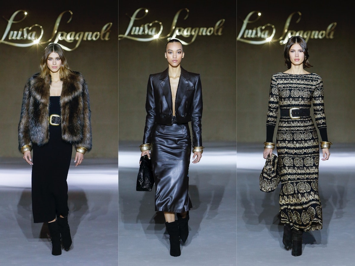 Tutti i look della collezione Autunno Inverno 2022/23 di Luisa Spagnoli