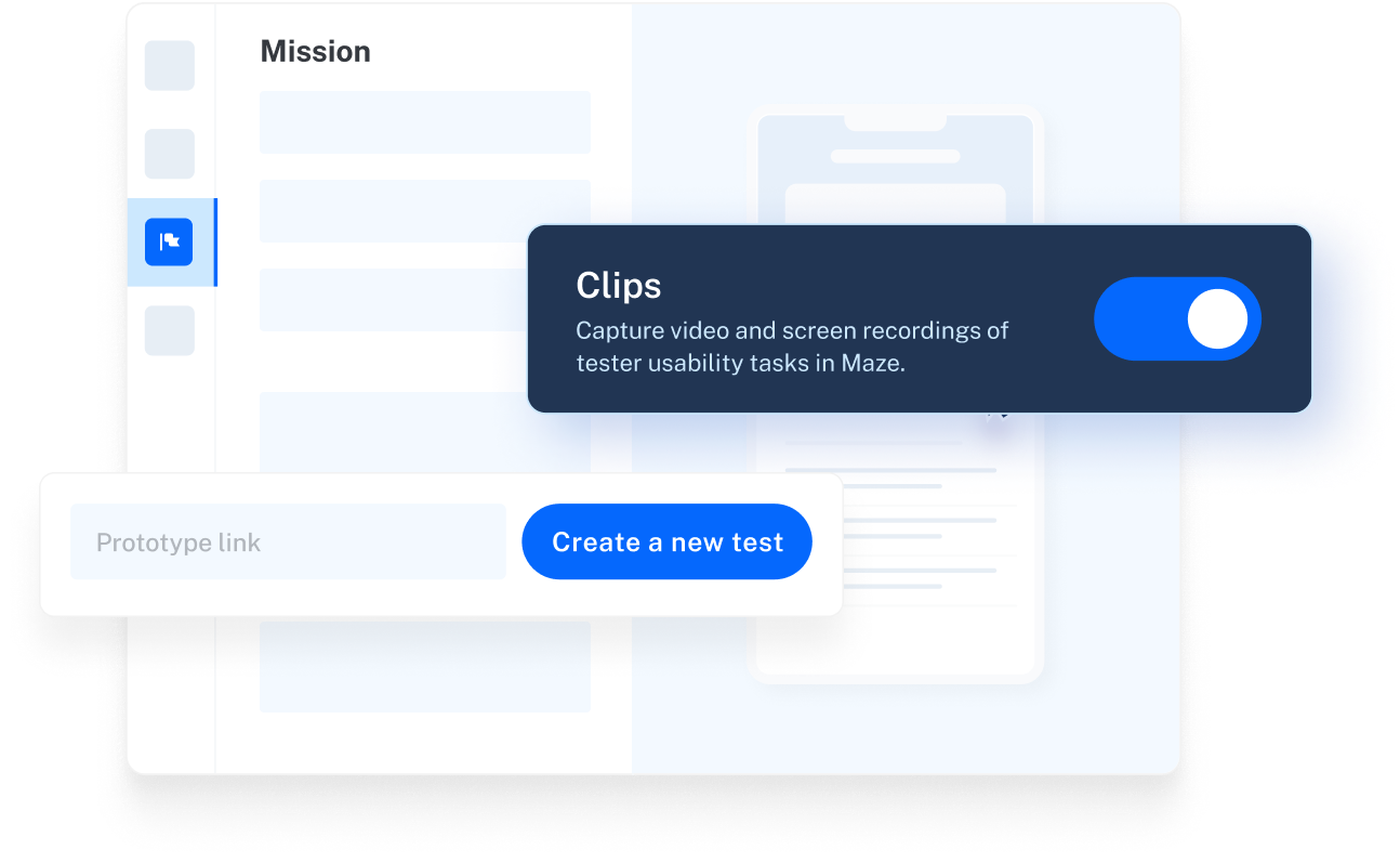 Clips | Video and screen record usability sessions