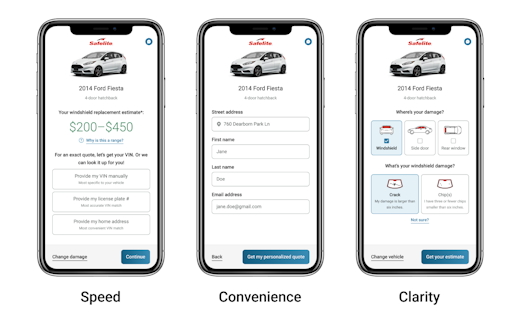 Revamping Safelite’s scheduling experience | Maze Creators