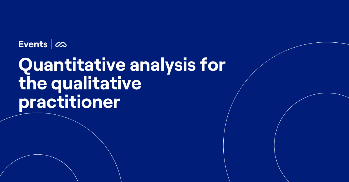 Quantitative Analysis for the Qualitative Practitioner | Maze