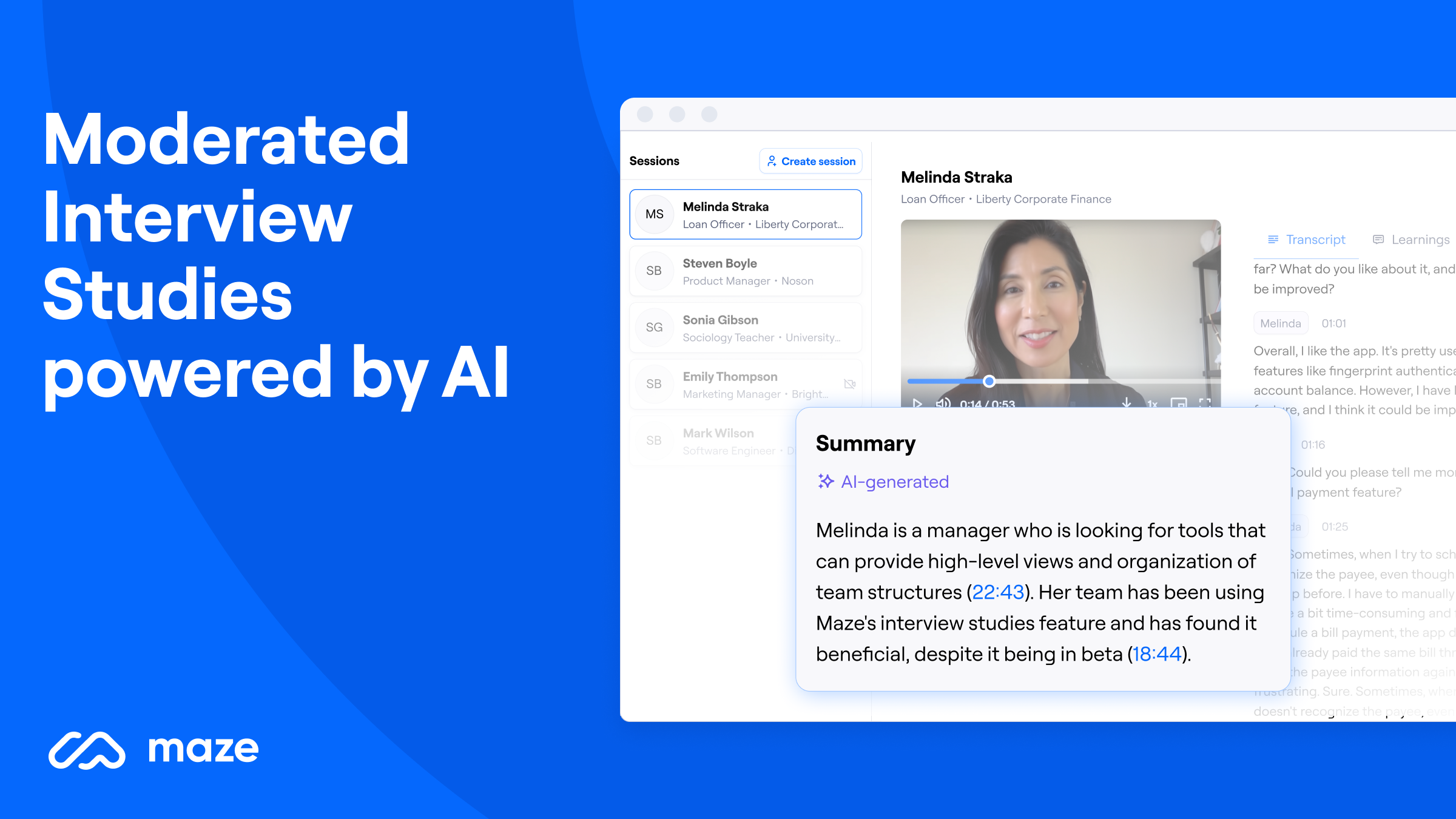 Interview Studies | Maze