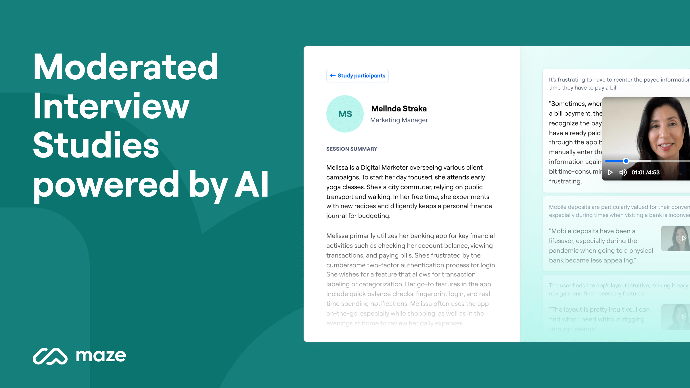 Interview Studies | Maze Features