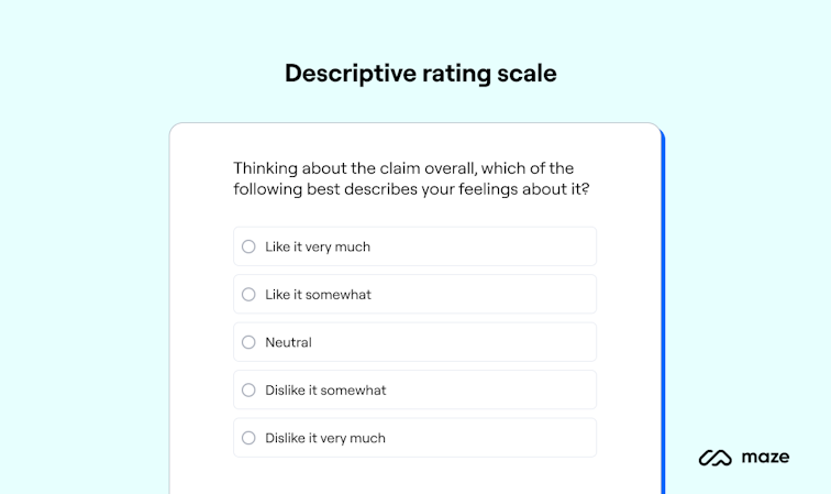 Rating Scales in UX Research: Types, Use Cases & Examples | Maze