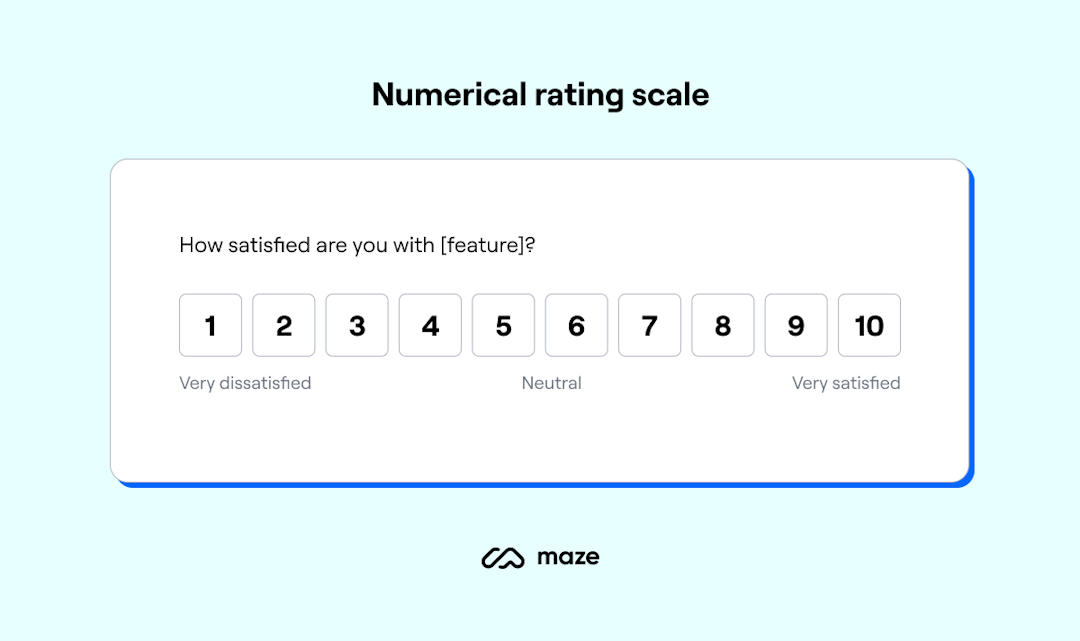 Rating Scales in UX Research: Types, Use Cases & Examples | Maze