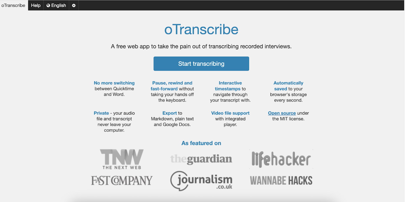 User Interview Transcripts in Qualitative Research: Tools and ...