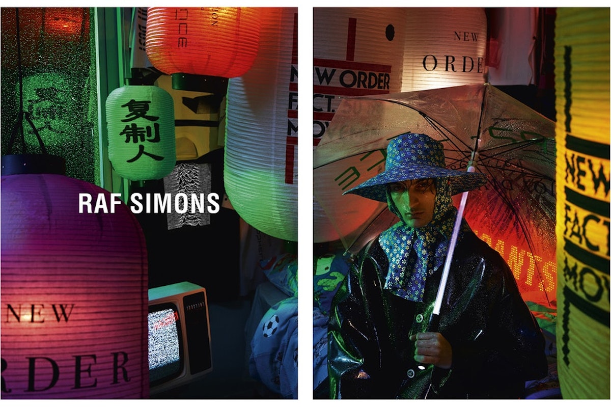 Raf Simons Returns to Neon Chinatown for Spring/Summer 2018 Campaign