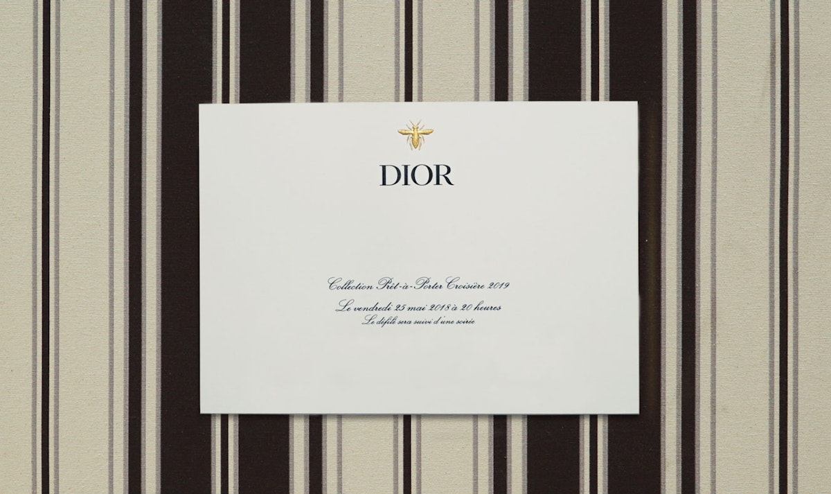 You're Invited: Dior Cruise 2019