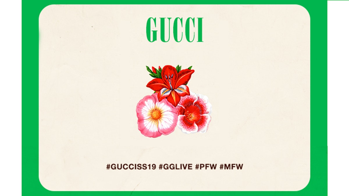 You're Invited: Gucci Spring 2019
