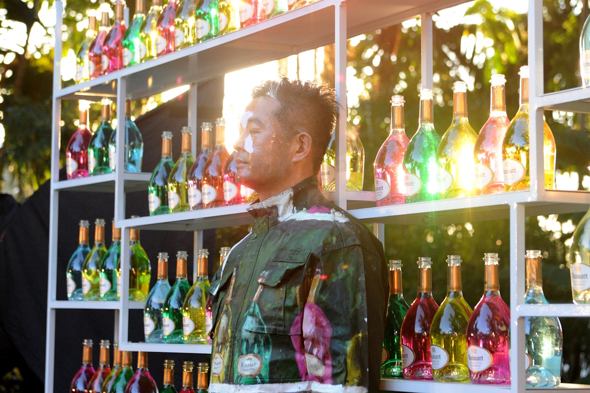 Artist Liu Bolin Took Camouflage to a New Level at Art Basel Miami