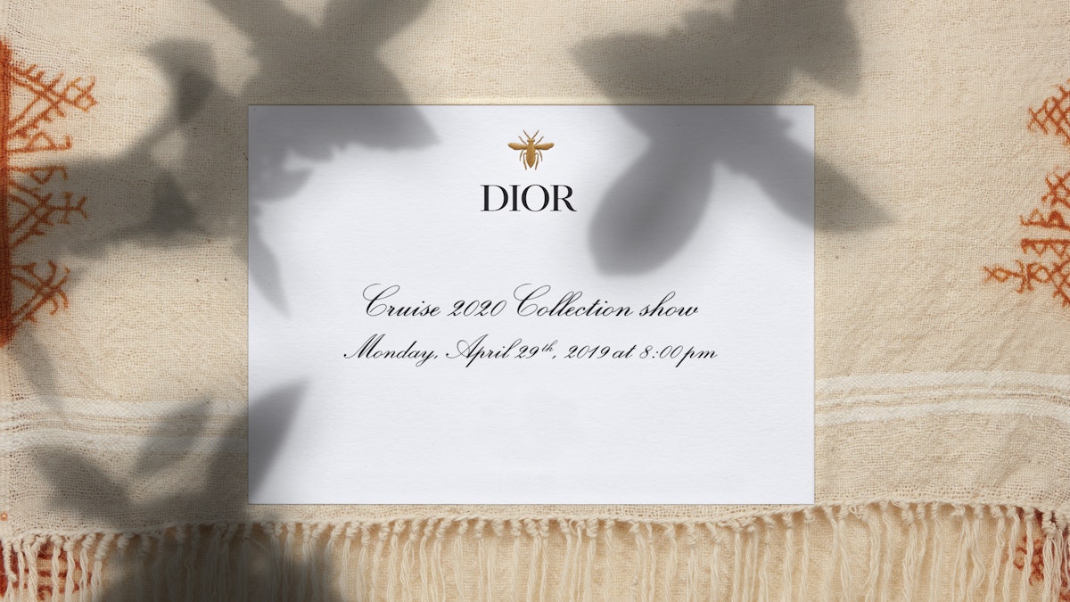 You're Invited: Dior Cruise 2020