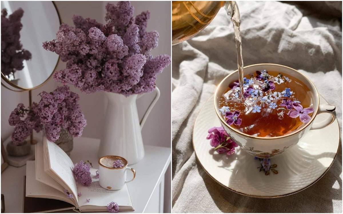 Introducing Instagram's Newest Micro Trend: Flower Tea