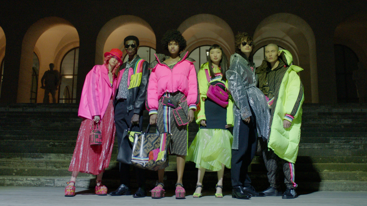 Fendi's Roma Amor Collection Is Perfect for Late, Neon-Colored Nights