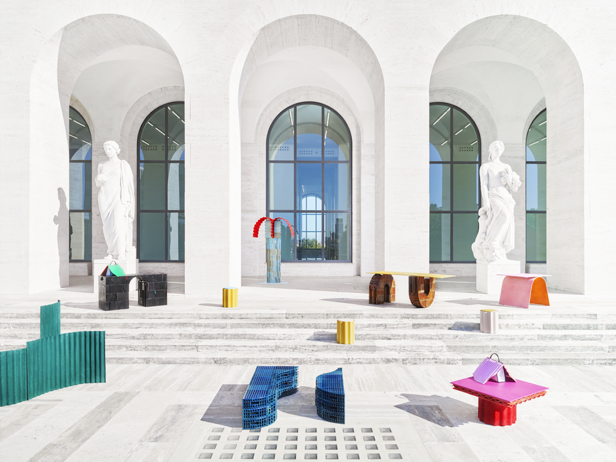 Fendi's Rome Architecture Inspired Art