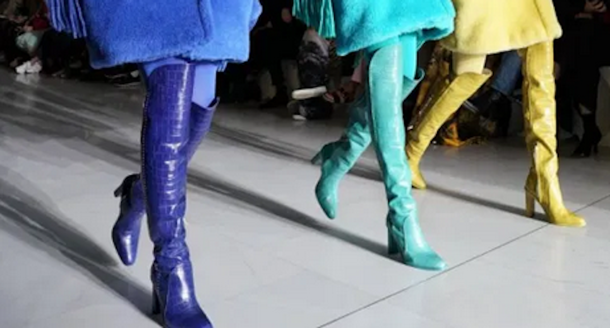 Fall Shoe Trends 2020- fashion runway model