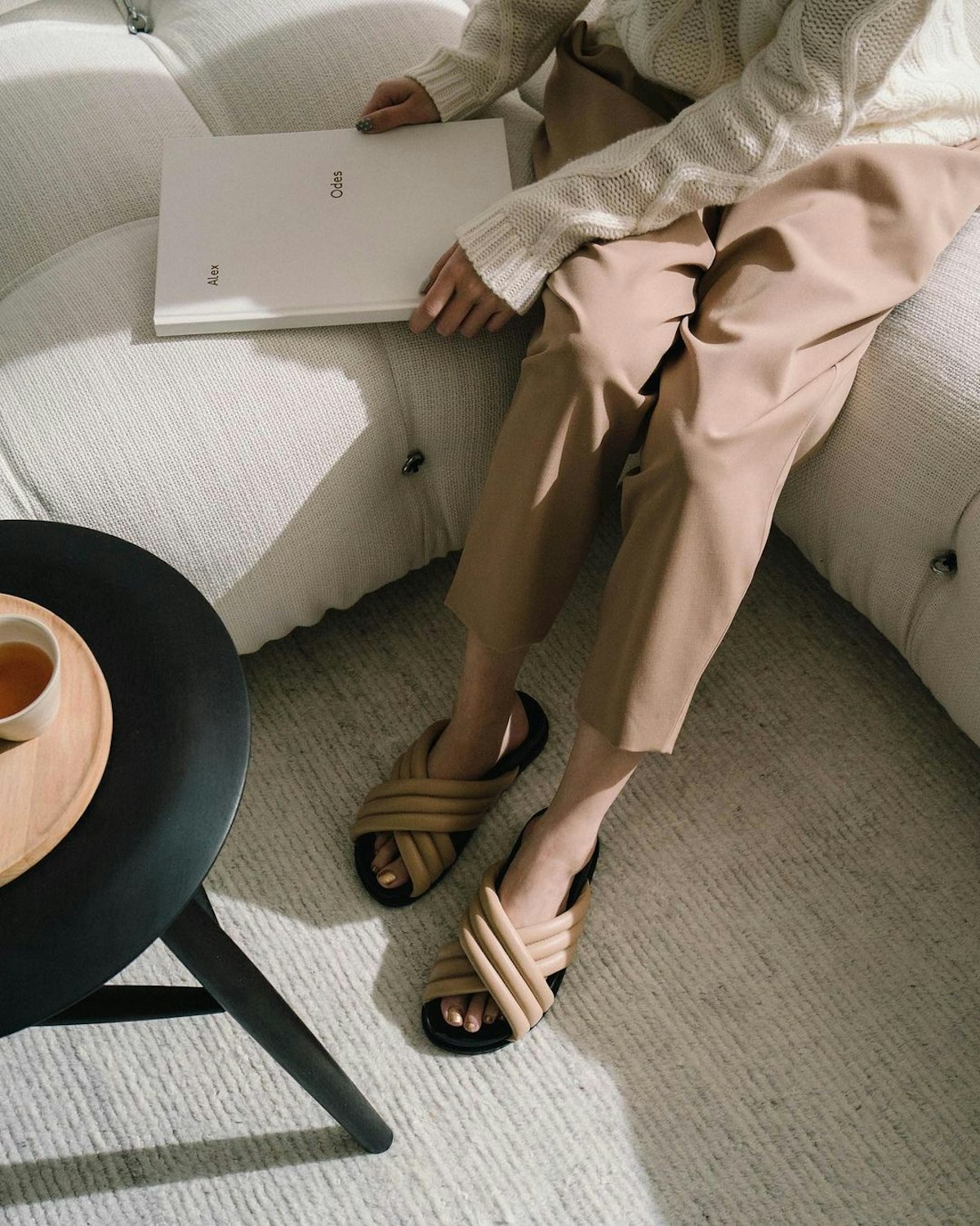 Puffy Sandals are Spring's Comfiest Shoe Trend - Padded Quilted Shoes ...