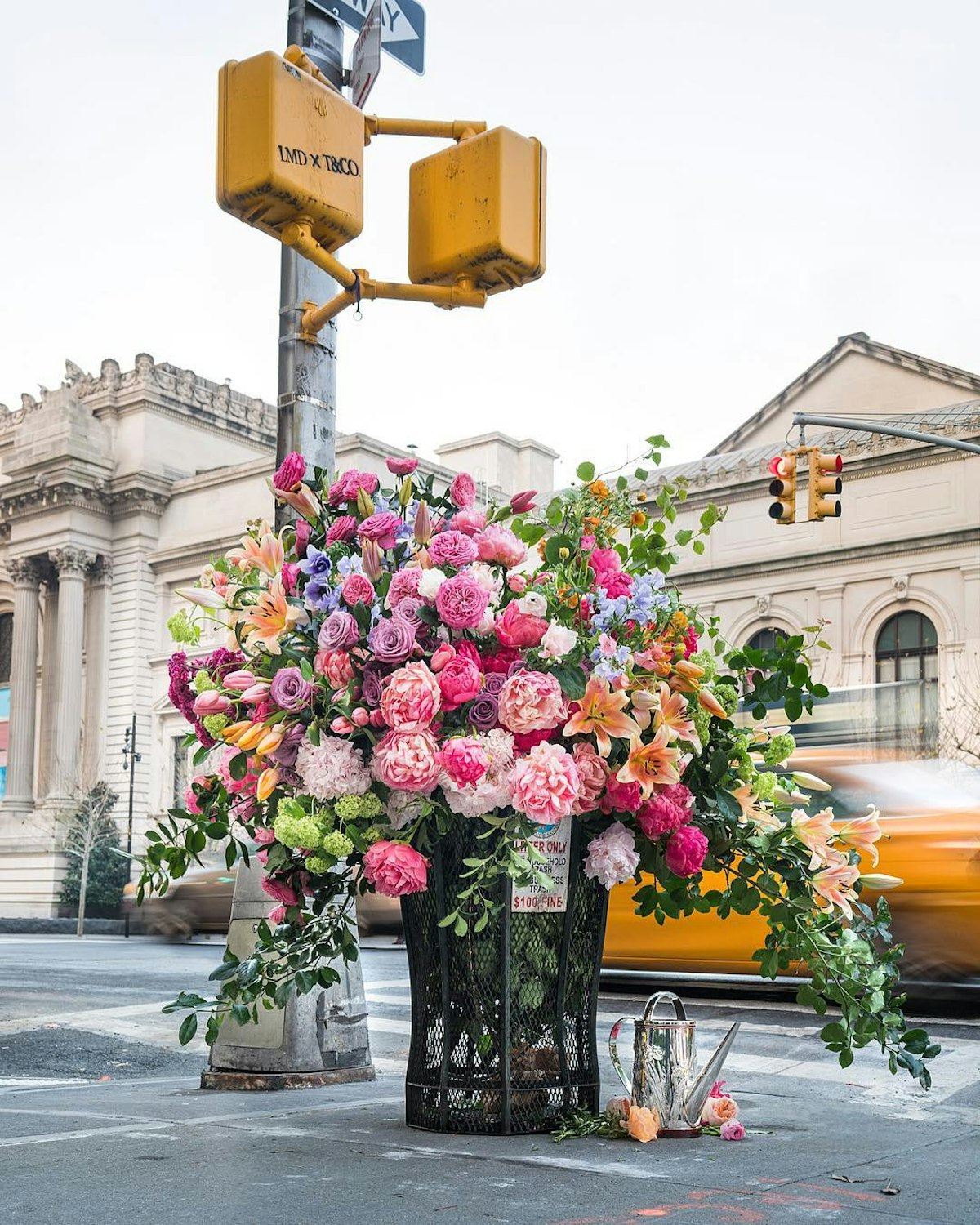 Meet the Artist Who Makes Floral Bouquets in Garbage Cans - Lewis ...